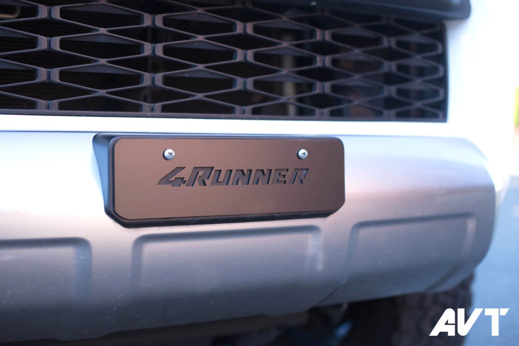 AVT 2014+ 4Runner Front License Plate Delete – AVT-Innovations