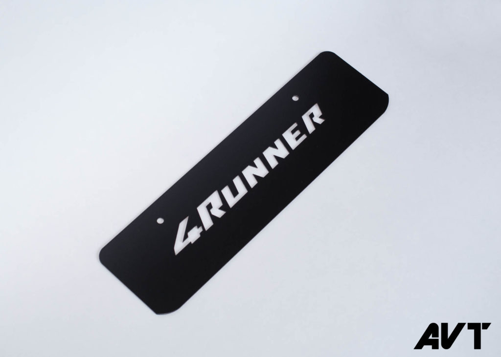 AVT 2014+ 4Runner Front License Plate Delete – AVT-Innovations