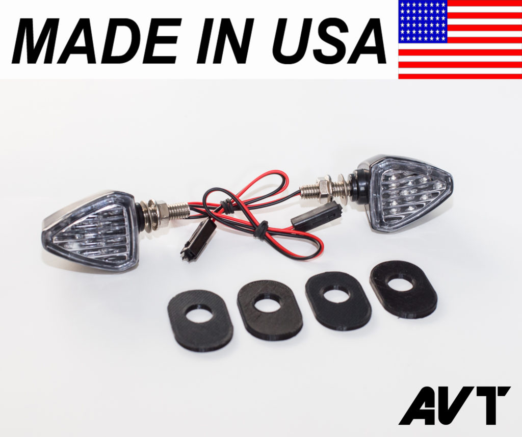 AVT Honda Grom (2022 2023 2024 2025) FRONT LED Turn Signals Kit – AVT ...
